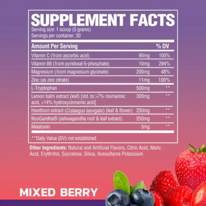 RAW SLEEP 150gm - MIX BERRY – M&M