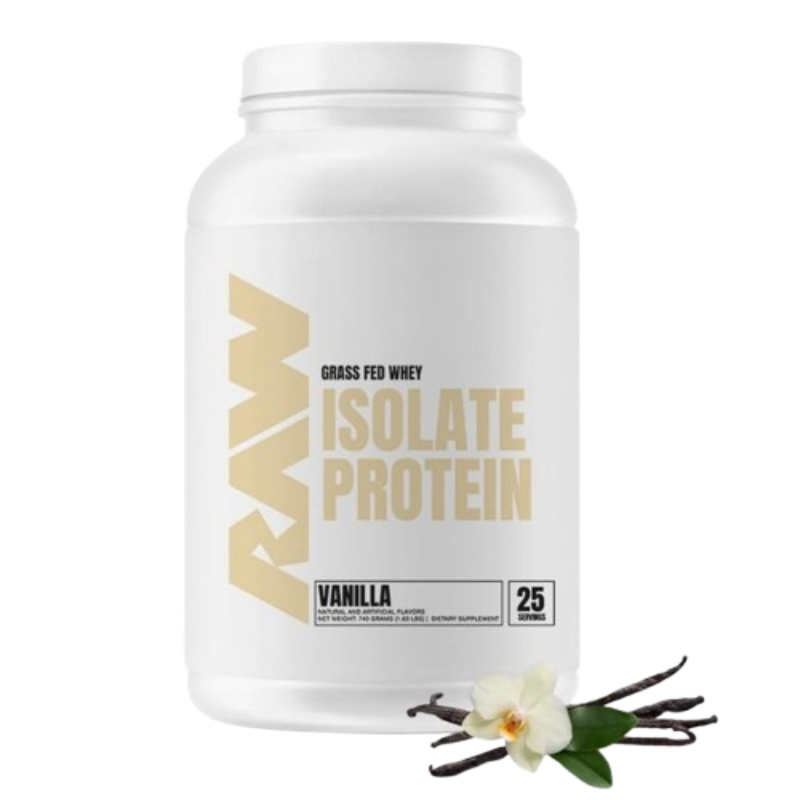 RAW ISOLATE Whey Protein 1.97LB - Vanilla Shake – M&M